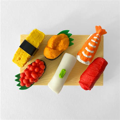 Iwako Sushi Platter Erasers Sozodori