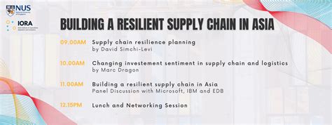 Building A Resilient Supply Chain In Asia Iora Institute Of