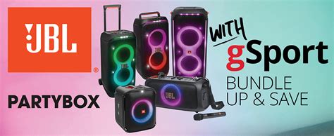 Amazon Com Jbl Partybox Club Portable Party Speaker Bundle With Gsport Cargo Sleeve Black