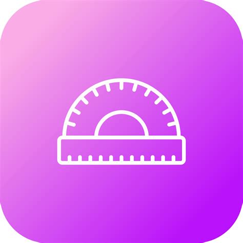 Protractor Vector Icon 26336355 Vector Art At Vecteezy