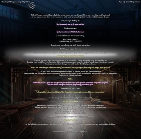 Monstergirl Dungeoneering Cyoa By Ninjaginjav2 Repost Because Imgr