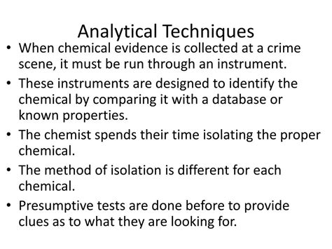 Ppt Chemical Analysis Powerpoint Presentation Free Download Id1866893