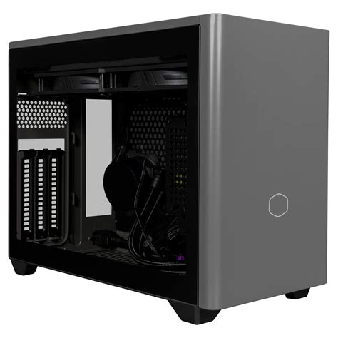 Cooler Master Nr200p Max Mini Itx Case With 280mm Aio 850w Sfx Psu Vertical Gpu Mount Pcie