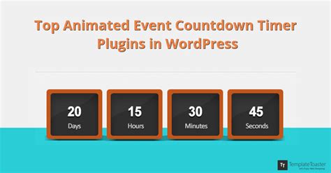 Top Animated Event Countdown Timer Plugins in WordPress