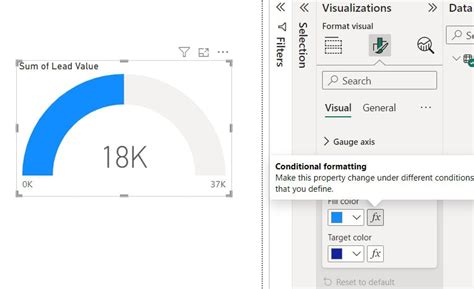 How To Apply Conditional Formatting In Power Bi Gauge Chart Enjoy