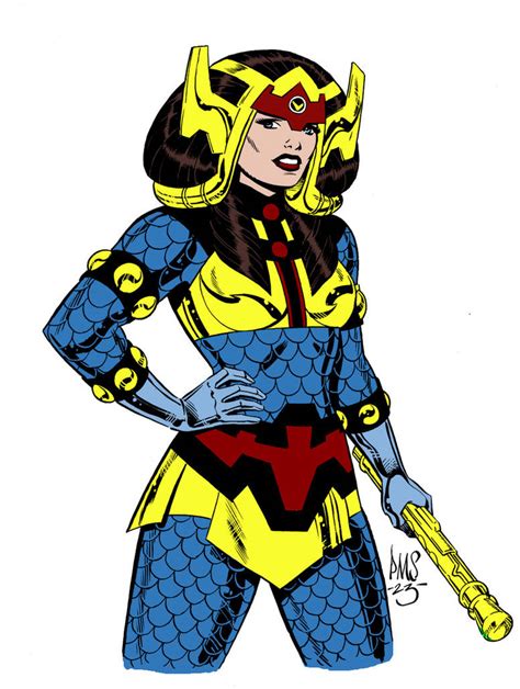 Big Barda By P Smith Colored By Danaverse On Deviantart