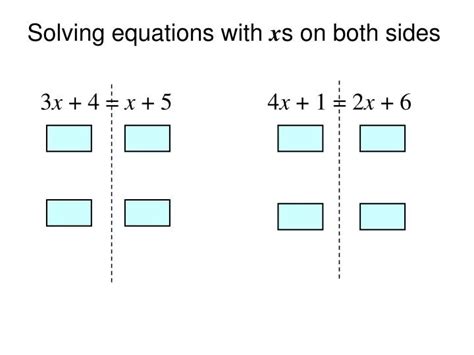 Ppt Solving Equations With X S On Both Sides Powerpoint Presentation Id 6825795