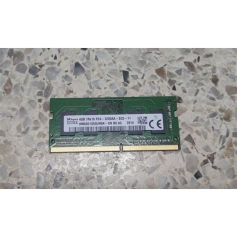 แรม โน๊ตบุ๊ค ram notebook ddr4 หน่วยความจำ 4gb bus 3200mhz ยี่ห้อ
