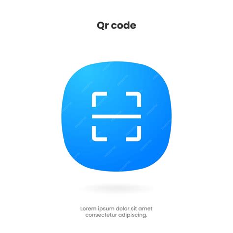 Numérisez Le Signe Du Symbole De Licône Du Code Qr La Numérisation Numérique Lit Le Modèle De