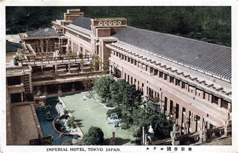 Imperial Hotel Japan Wright The Imperial Hotel A Toast To Frank