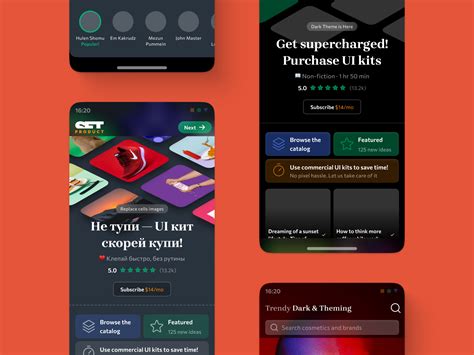 Mobile App Ui Kit For Figma By Roman Kamushken For Setproduct On Dribbble