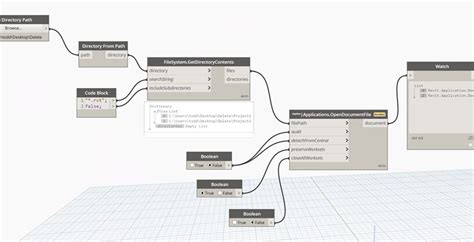 Open Multiple Revit Models Revit Dynamo