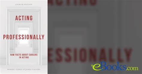 Acting Professionally 8th Ed By James Calleri Ebook