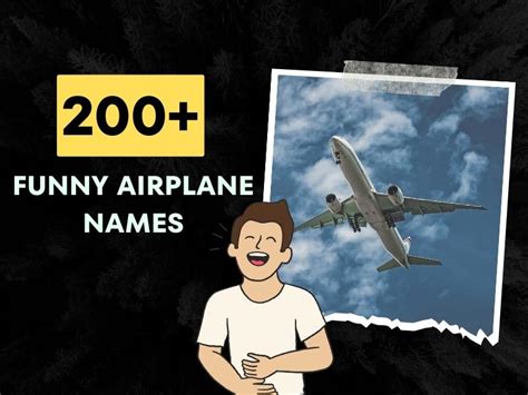 200 Funny Airplane Names Laughter At 30 000 Feet