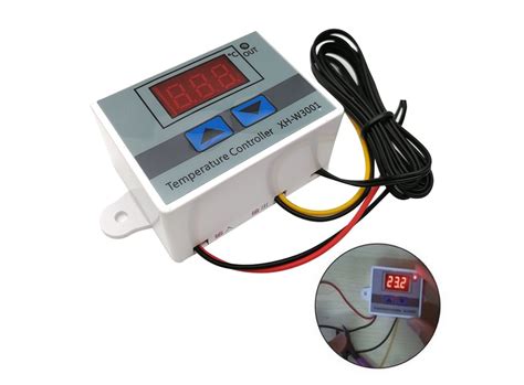 Digital LED Temperature Controller For Incubator Cooling Heating Switch Thermostat NTC Sensor