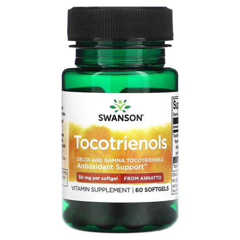 Swanson, Tocotrienols, 50 mg, 60 Softgels