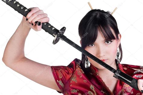 Girl With Katana Stock Photo Ctermit