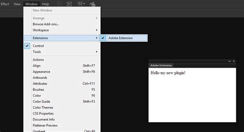 adobe illustrator html extensions in short