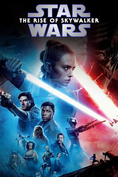 Star Wars The Rise Of Skywalker Movie Poster By Cinemaloungellc On