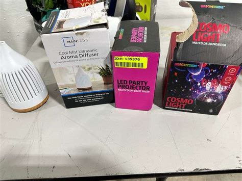Led Party Projector Cosmo Light And Aroma Diffuser Lambrecht Auction
