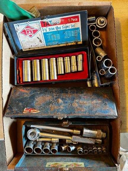 Assorted Socket Sets Res Auction Services