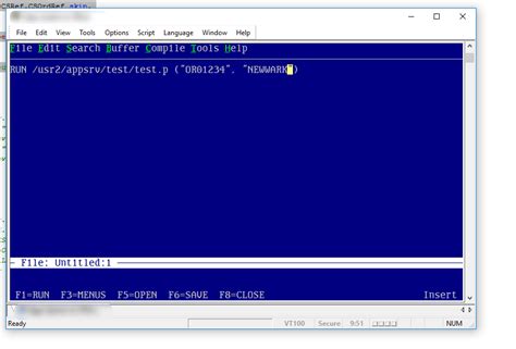 Progress OpenEdge Simple Utility With Input Parameter Stack Overflow