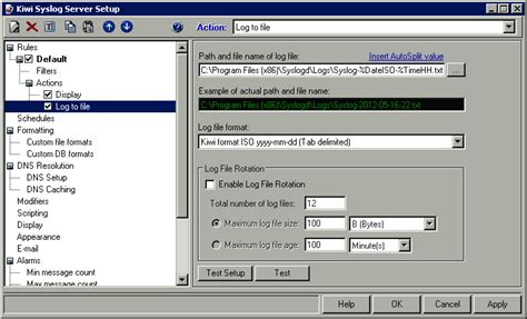 syslog server