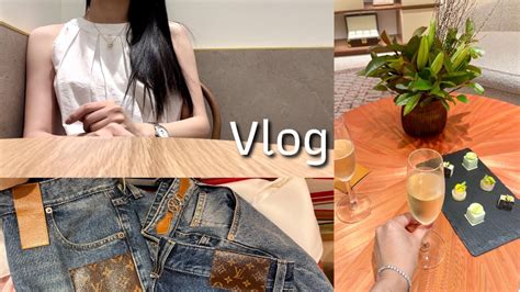 Eng 일상 브이로그ㅣ쇼핑 같이해요🤍ㅣ루이비통 언박싱ㅣ루이비통 프라이빗 프리뷰ㅣ쇼핑브이로그ㅣ쇼핑하울ㅣvip 어퍼하우스 라운지