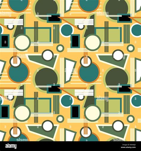 seamless repeating background from multi colored geometric shapes stock vector image and art alamy