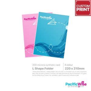 Customized Printing L Shape Folder Buy Stationery Pacific Wise