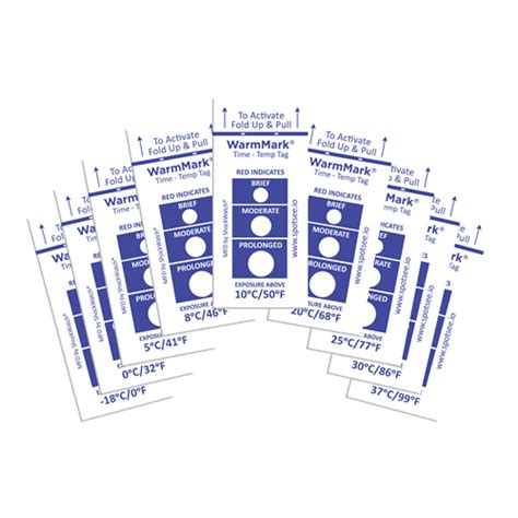 Warmmark Temperature Indicators Monitor Temperature Excursions
