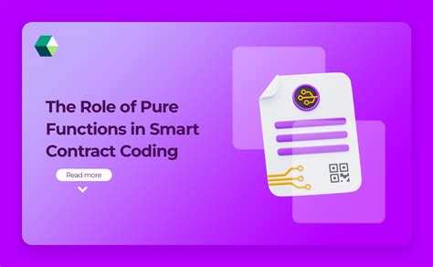 the importance of pure functions in smart contract