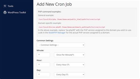 how to create and modify a wordpress cron job
