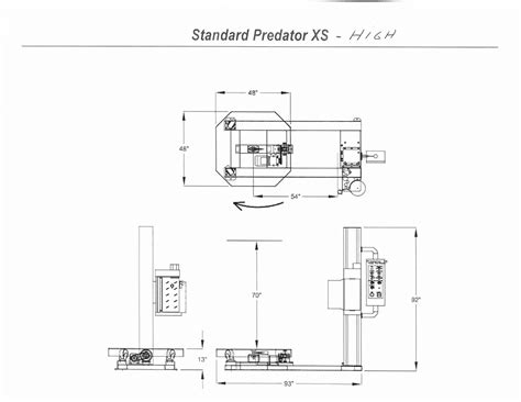 Highlight Predator Xs Semi Automated Pallet Wrapper Inpak Systems Inc