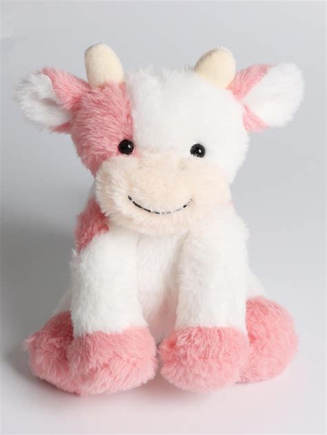 20cm787in Cute Sitting Cow Stuffed Animals Soft Cuddly Cow Plush