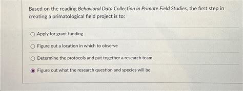 Solved Based On The Reading Behavioral Data Collection In