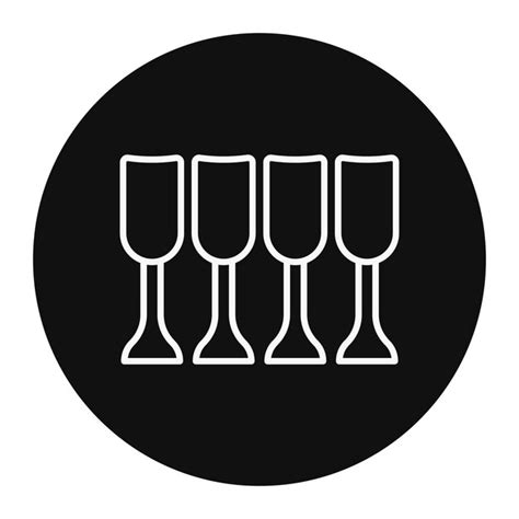 Premium Vector Drink Glasses Vector Illustration