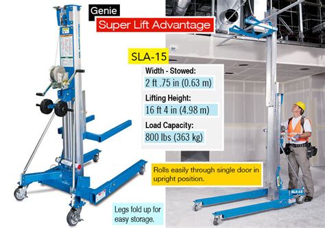 Genie Super Hoist — Genie Super Tower Best Material Lifts