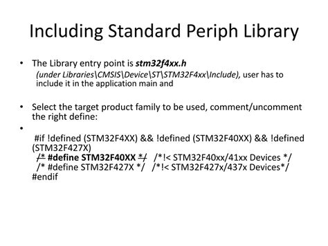 Ppt Stm32f4 Standard Peripheral Library Powerpoint Presentation Free