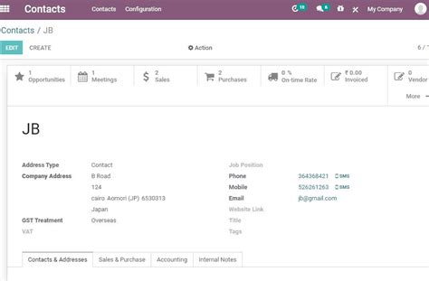 Manage Contacts Odoo V14 Book Odoo For Beginners Cybrosys