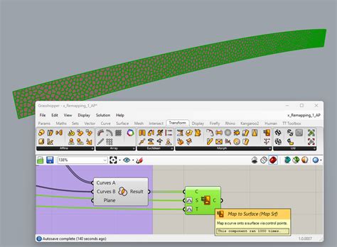 Mapping Pattern From Flattened Surface Back To It PanelingTools