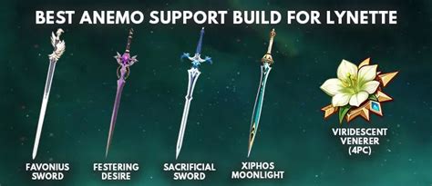 Genshin Impact Lynette Build Artifacts Weapons And Team Comp