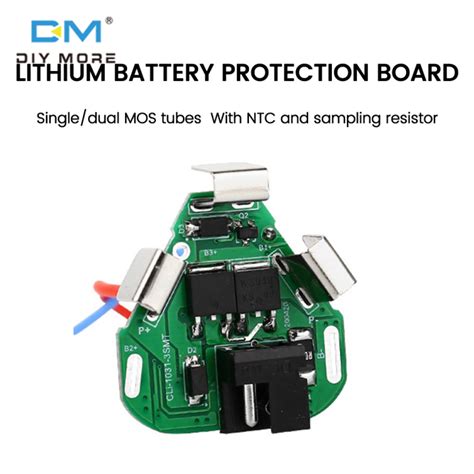 Diymore 3S 12 6V BMS Li Ion Lithium Battery Protection Board 18650 Power Bank Balancer Battery