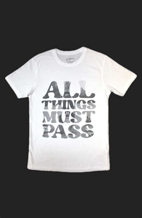 George Harrison All Things Must Pass Unisex T Shirt Music Bros Ltd