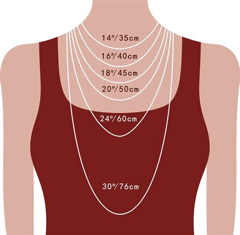 How To Determine The Right Necklace Chain Length IKKMIR Jewelry