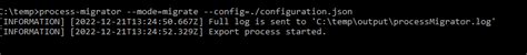 export same process multiple times without any chnages generates
