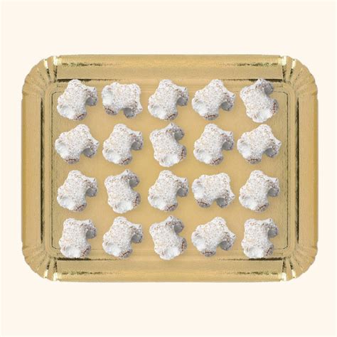 Vassoio Paste Di Mandorle Ricciarelli Furco Biscotti