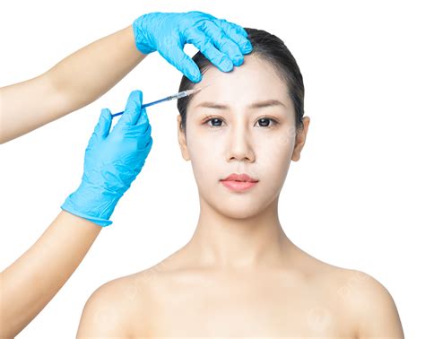 Beautiful Woman Taking Anti Wrinkle Injections Injection Anti Wrinkle