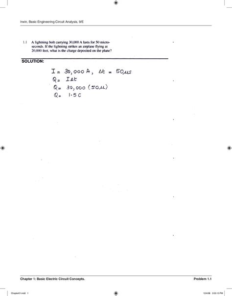 Solution Manual For Basic Engineering Circuit Analysis Docsity