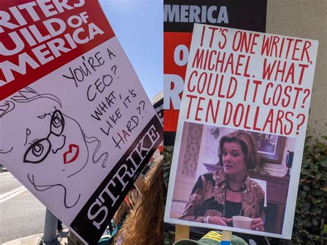 15 Of The Best Funniest Picket Signs From The Writers Strike